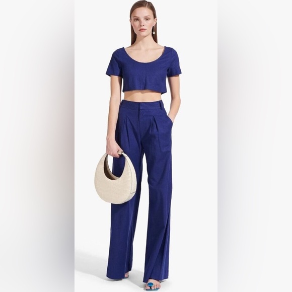 STAUD | Pants & Jumpsuits | Staud Bruco Linen Pants And Top Two Piece ...